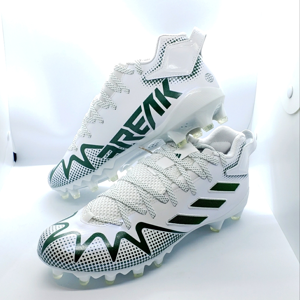 New Adidas Freak 22 Football Cleats Team Green / Whit… - Gem